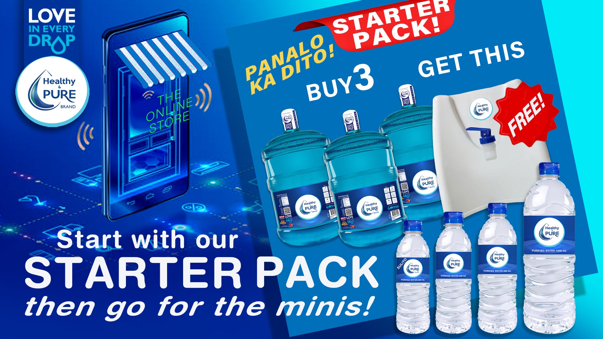 Healthy & Pure Brand: Purified Water